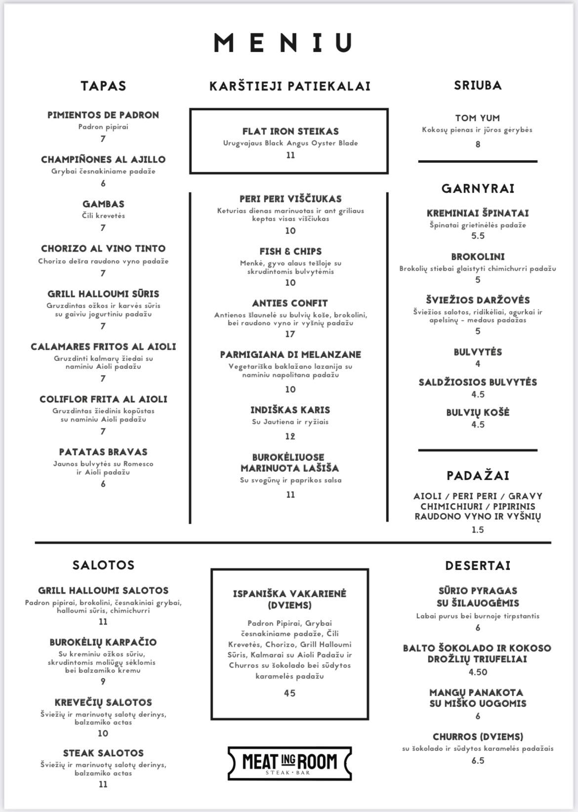 Meating Room | MENIU